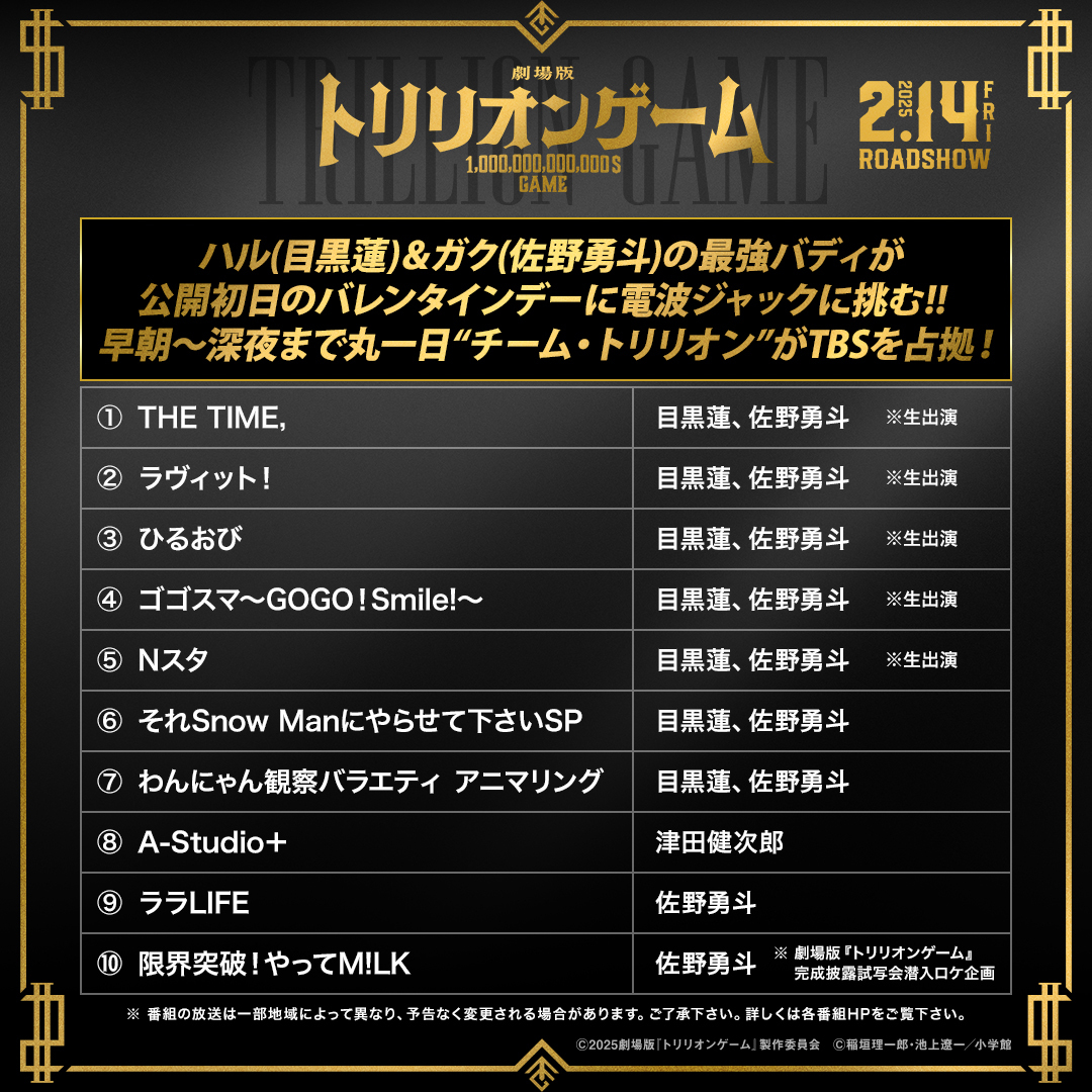 人気ポスト(@trillion_tbs) - Yahoo!リアルタイム検索